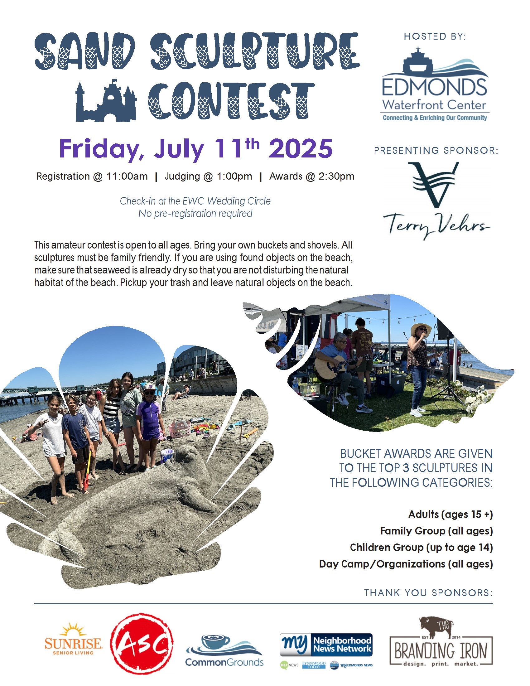 Sand Sculpture Contest | Edmonds Waterfront Center